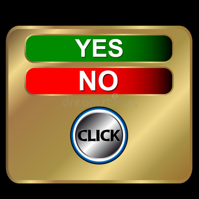 Buttons for Social Media. Yes or No Icon. Template a Poll Social Media ...
