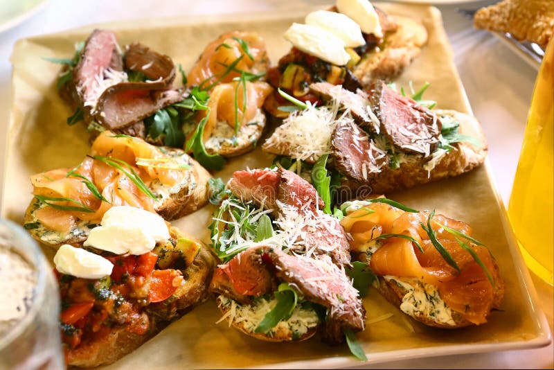 Butty Sandwich Assortment Close Up Photo Stock Image - Image of meat ...