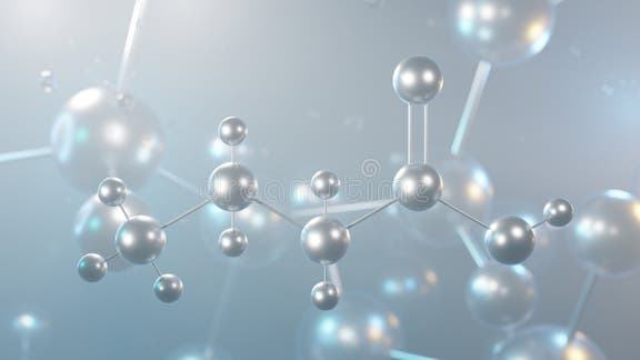 Butyric Acid Molecular Structure, 3d Model Molecule, Butanoic Acid ...