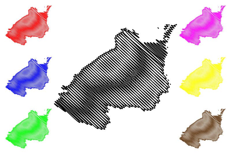 Buxar District Bihar State, Patna Division, Republic of India Map ...