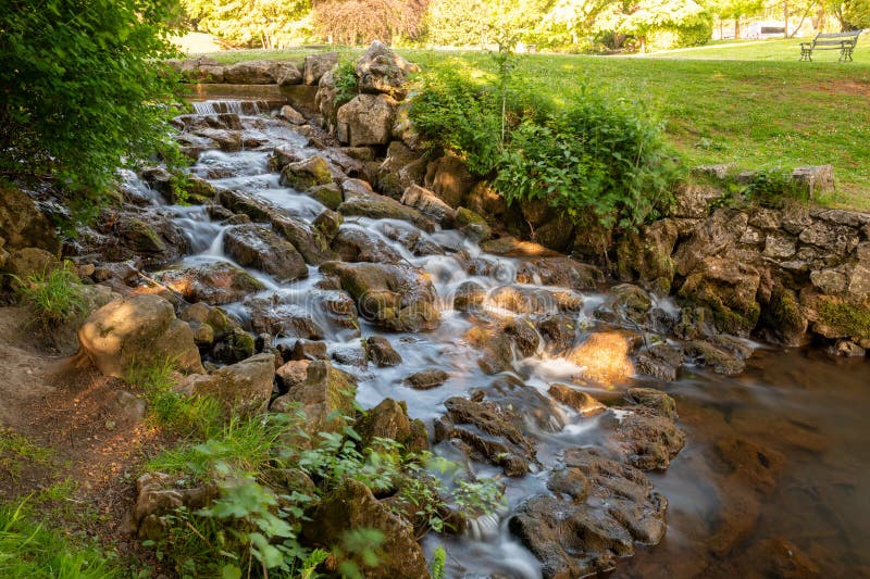 Buxton Pavilion Gardens stock photo. Image of exposure - 292590554
