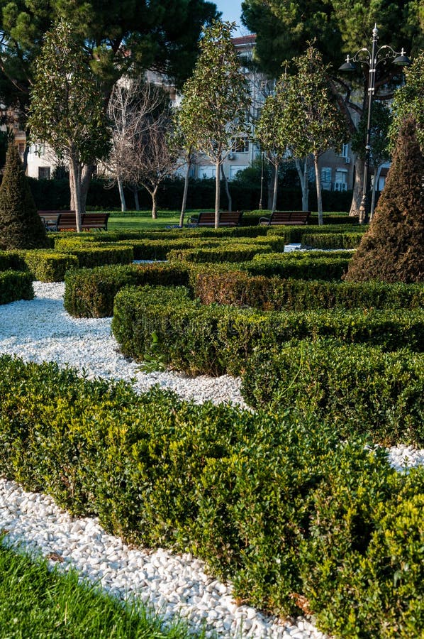 Buxus Labyrinth stock photo. Image of park, landscape - 38939616