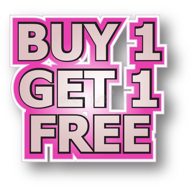 Buy 1 get 1 free stock vector. Illustration of sale, poster - 16067743 Buy 1 get 1 free stock vector. Illustration of sale, poster - 16067743