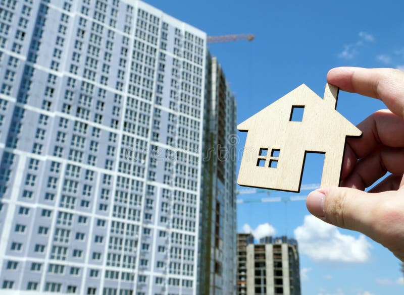 Buy Apartments or Home. House Building Stock Photo - Image of appraisal ...