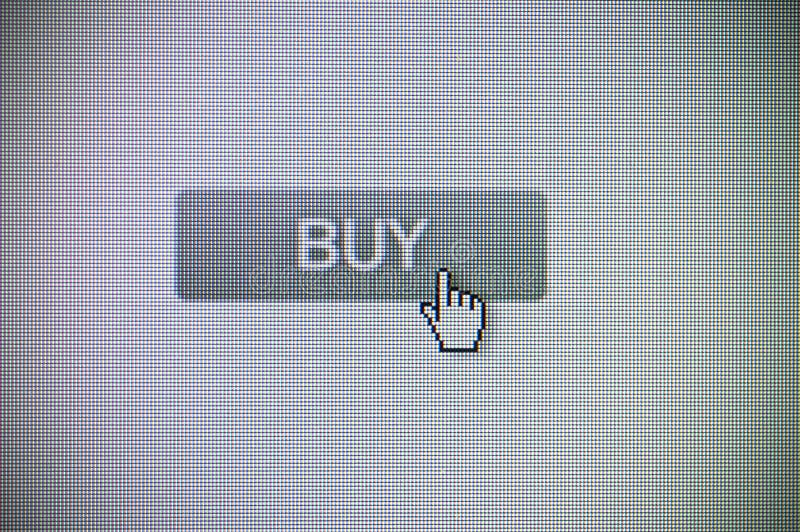 Buy button stock photo. Image of monitor, cursor, sell - 3858210