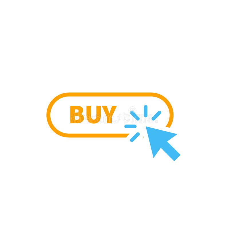 Buy Button Icon Vector Design. Ui Material of Buy Button Design Stock ...