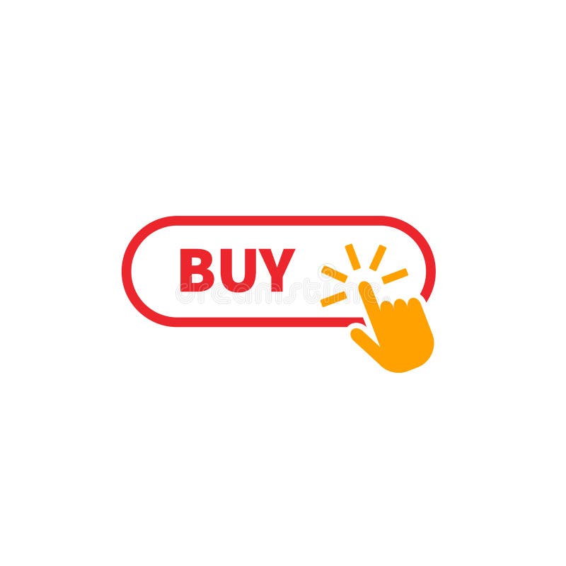 Buy Button Icon Vector Design. Ui Material of Buy Button Design Stock ...