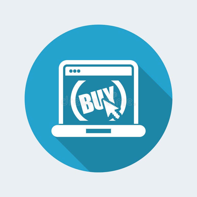 Buy button on website stock vector. Illustration of commerce - 96395865