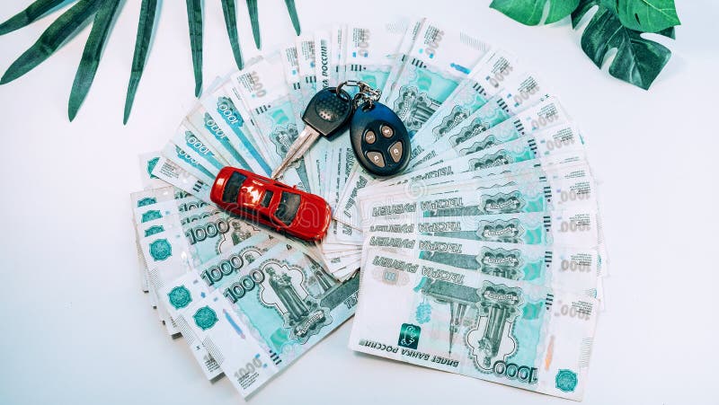 Buy a Car, Money, Keys, Car, Promotion, Luck, Win, on a White ...