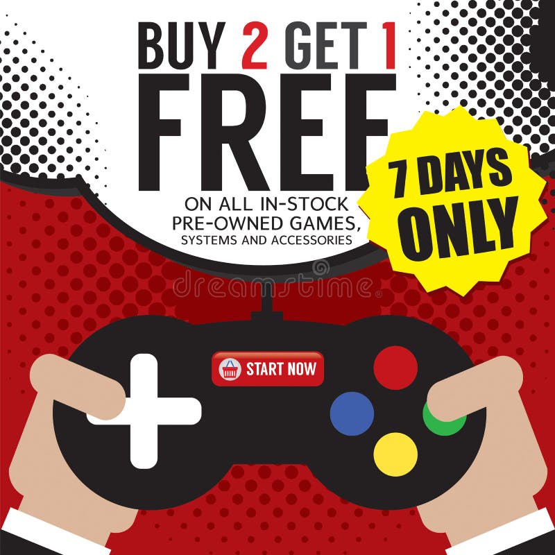 Buy 2 Get 1 Free Promotion. Stock Vector - Illustration of sale ...
