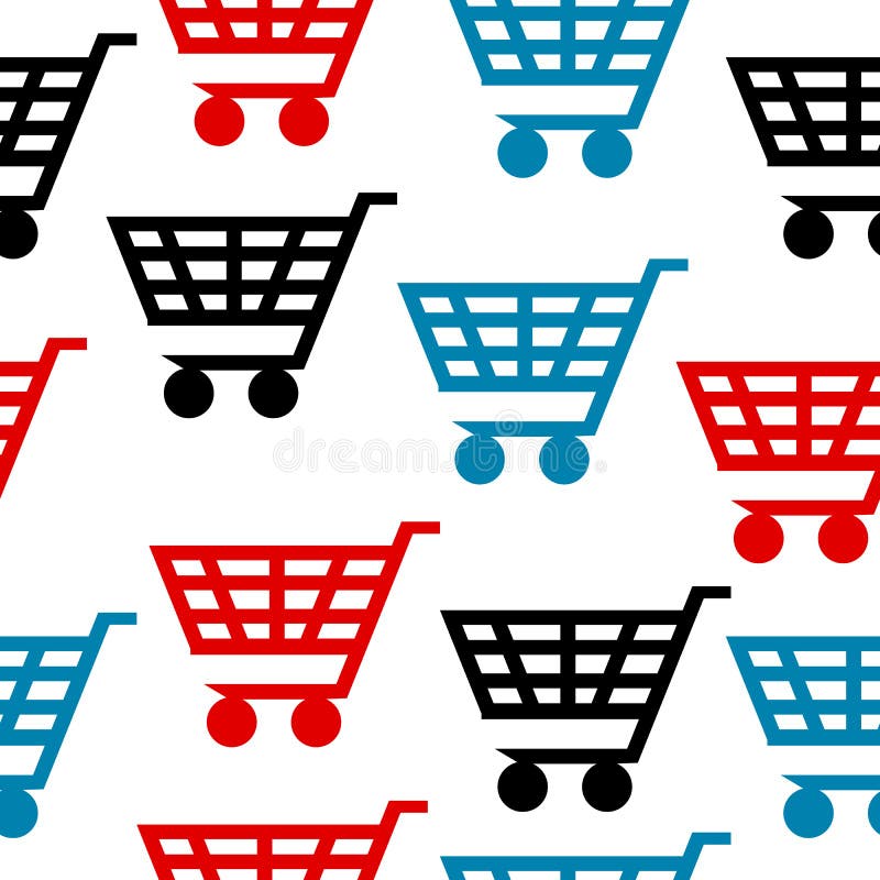 Buy icon seamless pattern stock vector. Illustration of graphic - 45313836