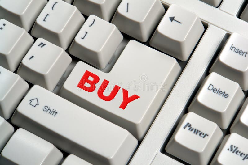 Buy Key on Special Computer Keyboard Stock Photo - Image of button ...
