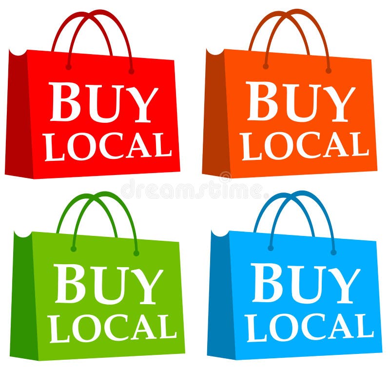 Buy local stock illustration. Illustration of discounts - 28972645