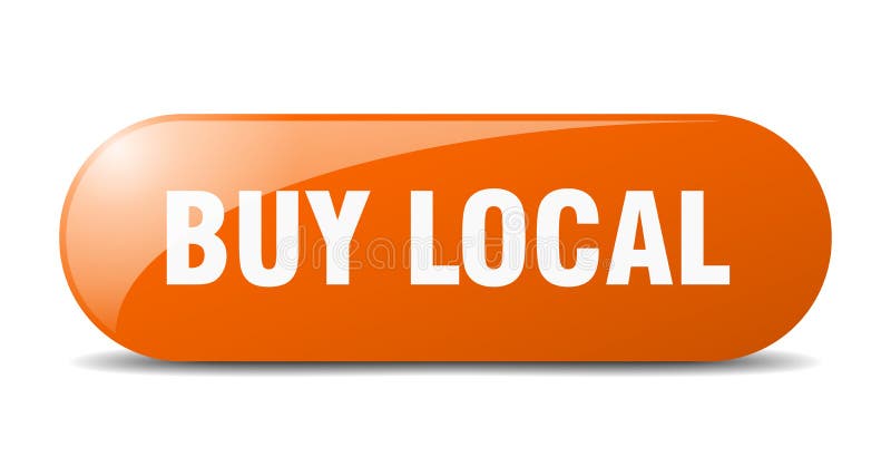 Buy Local Button. Buy Local Sign. Key. Push Button Stock Vector ...