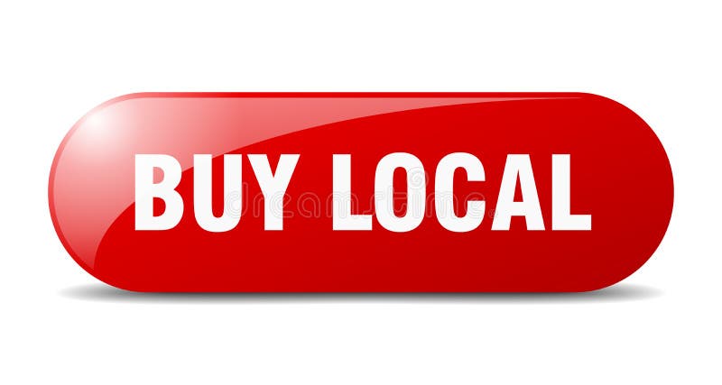 Buy Local Button. Buy Local Sign. Key. Push Button Stock Vector ...