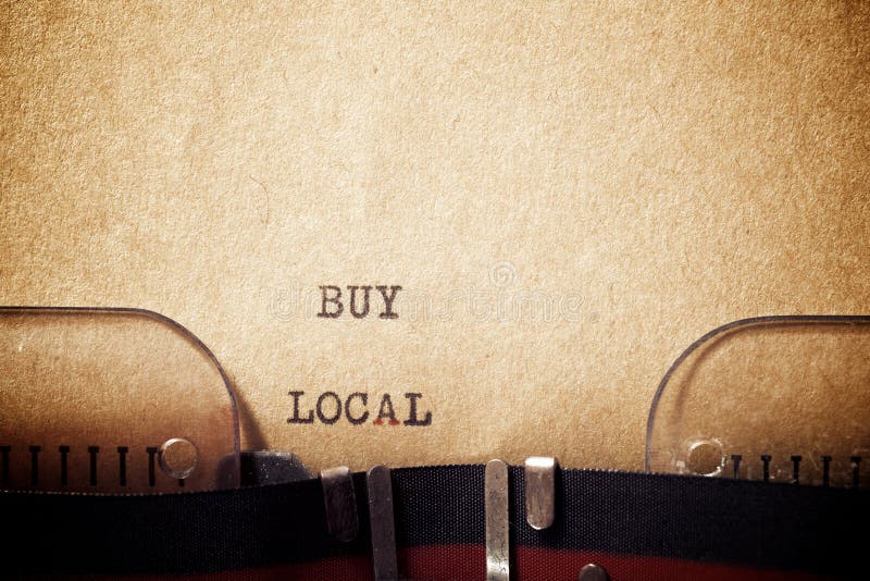 Buy local phrase stock image. Image of sentence, idea - 202435319