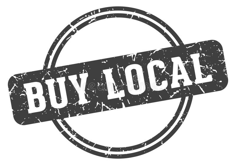 Buy local stamp stock vector. Illustration of rubber - 365328865