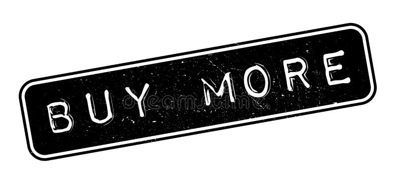 Buy more rubber stamp stock illustration. Illustration of concept ...