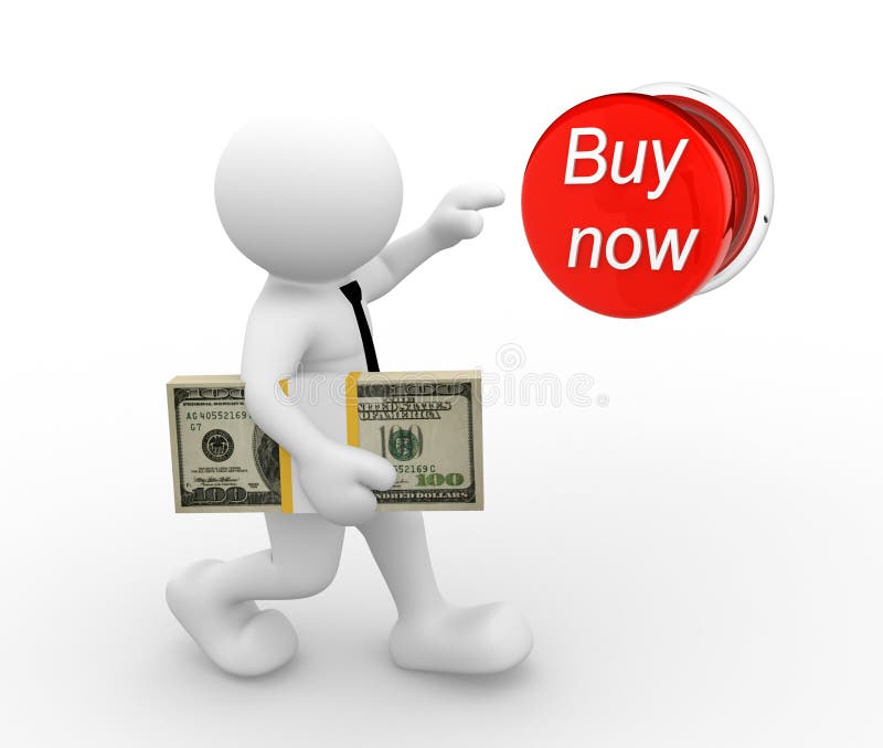 Buy now stock illustration. Illustration of people, idea - 26152300