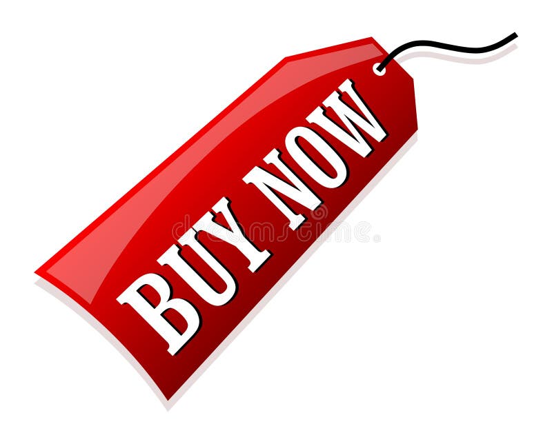 Vector Red Buy Now Icon Label Stock Vector - Illustration of ...