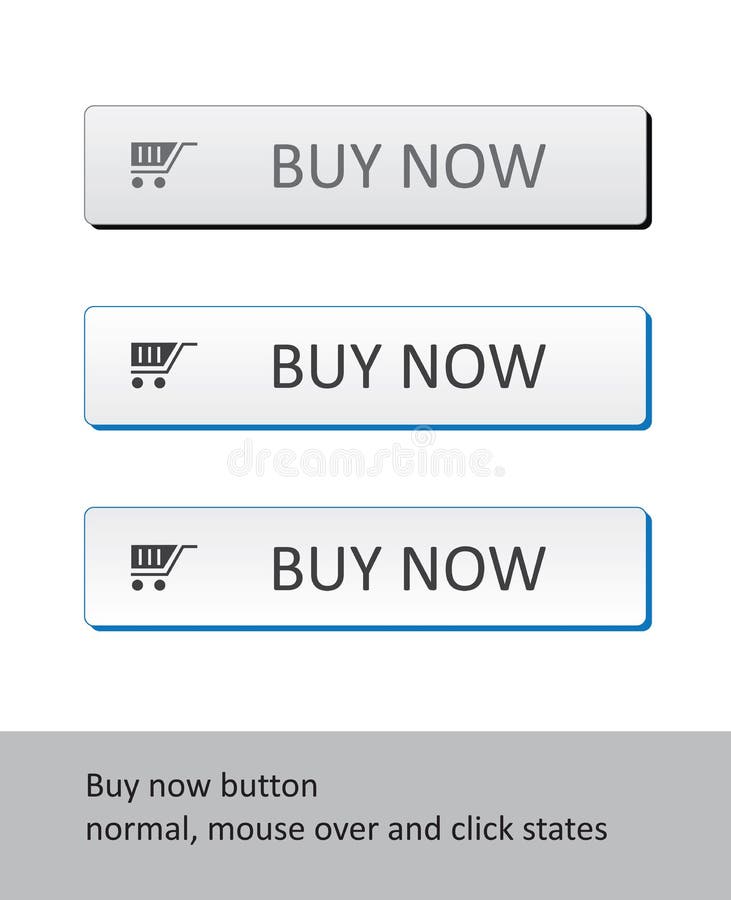 Buy now button stock vector. Illustration of website - 53493655