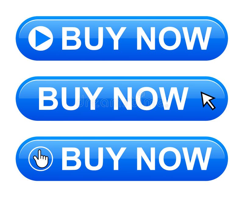 Buy now button stock vector. Illustration of advertisement - 121064389