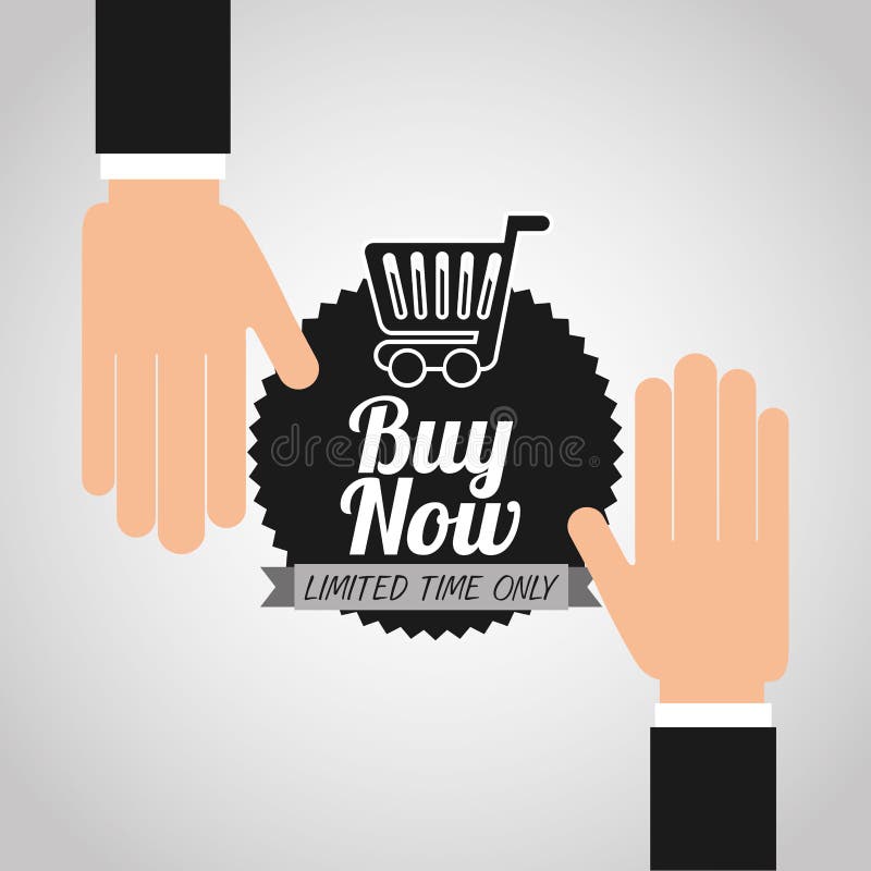 Buy now design stock illustration. Illustration of advertising - 66641325