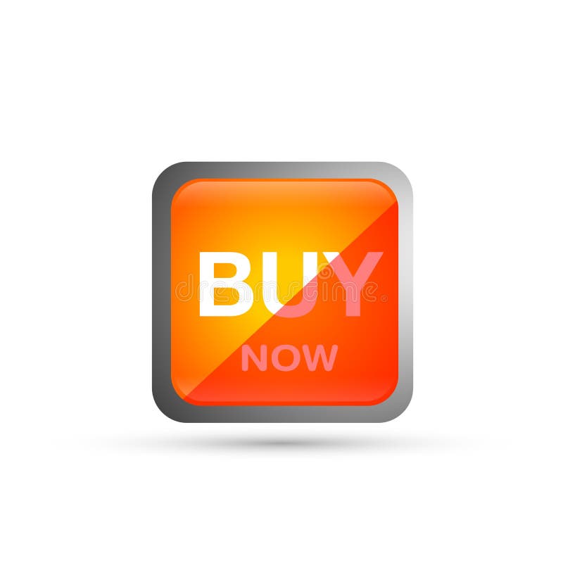 Buy Now Sale Button in Orange on White Background Stock Vector ... Buy Now Sale Button in Orange on White Background Stock Vector ...