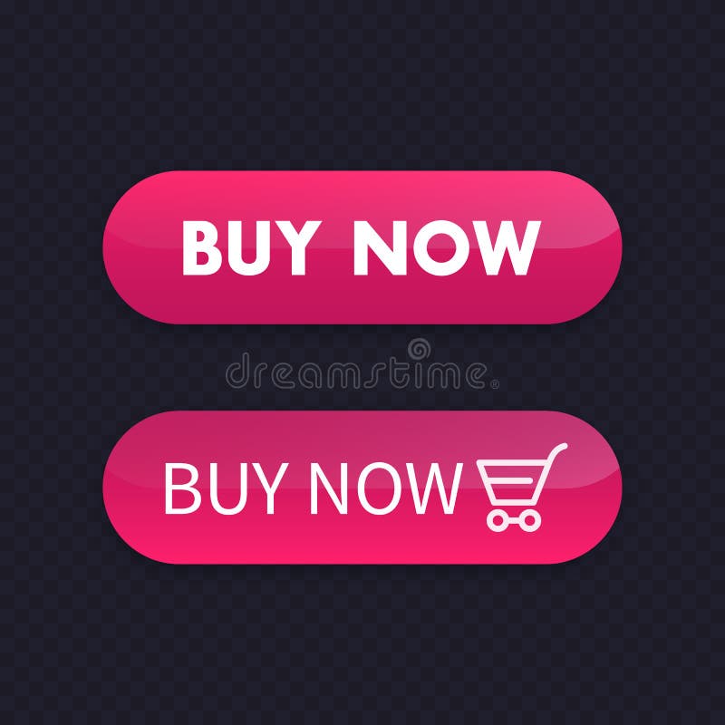Buy Now, Vector Buttons for Web Stock Vector - Illustration of banner ...