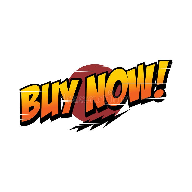 Buy Now Word Text Greeting Sign Label Stock Illustration - Illustration ...