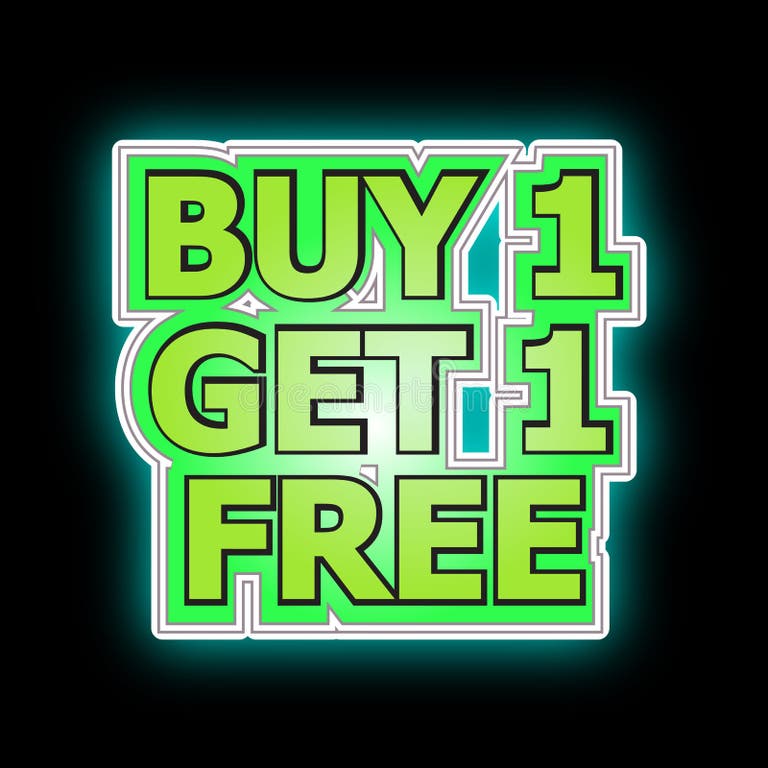 Buy One Get One Free Stock Illustrations – 2,590 Buy One Get One Free ...