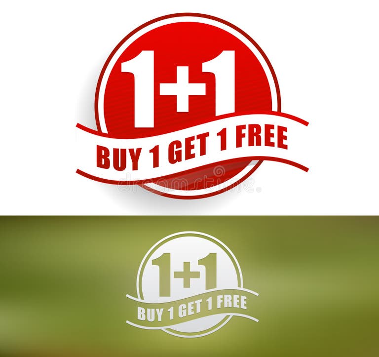 Buy One Get One Free Stock Illustrations – 2,590 Buy One Get One Free ...