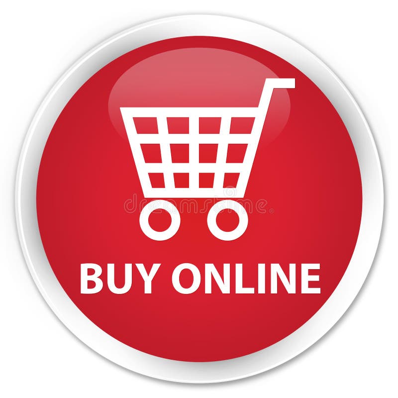 Buy Online Premium Red Round Button Stock Illustration - Illustration ...