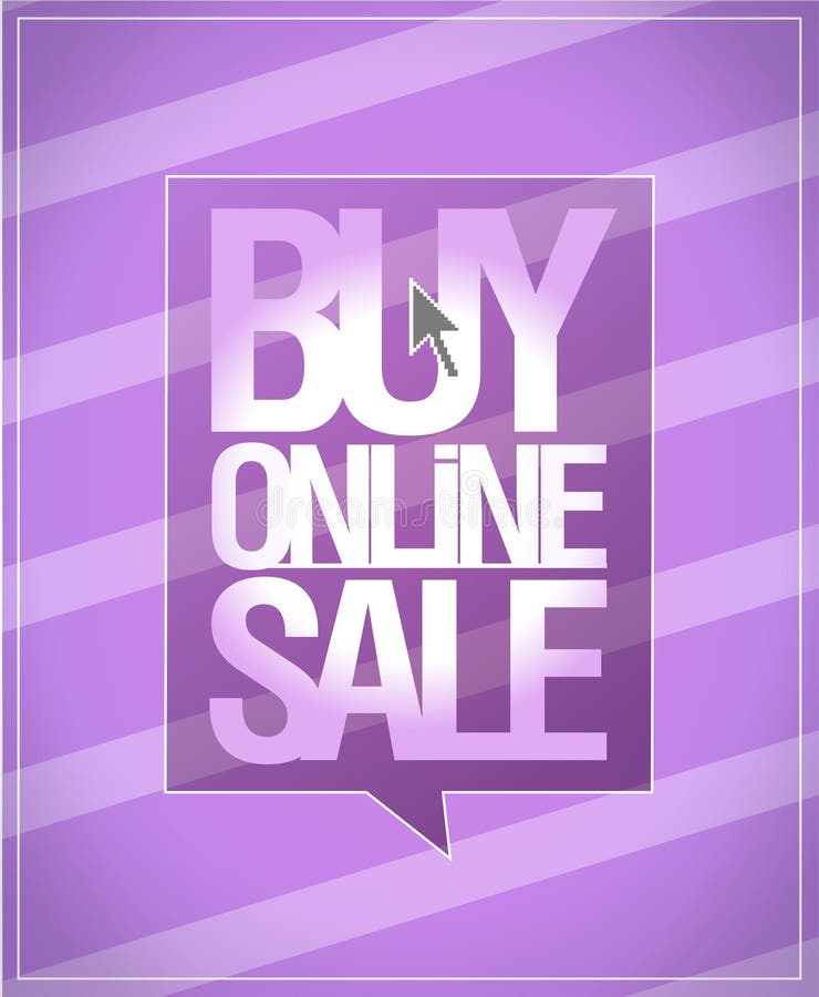 Buy Online Sale Web Banner or Flyer Design Stock Illustration ...