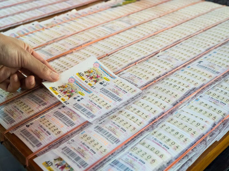 Thai lottery ticket stock photo. Image of game, raffle - 28935202