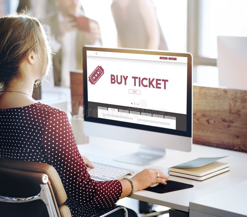 Online Travel Agent with Airline Tickets Stock Photo - Image of tickets ...
