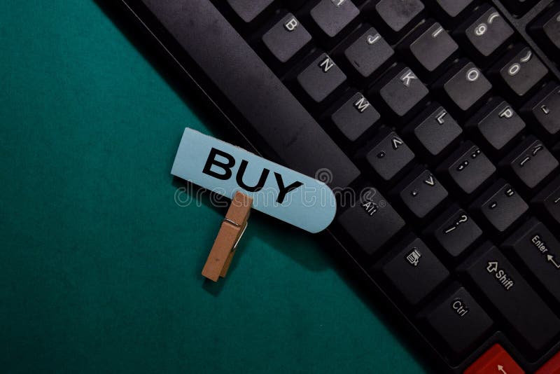 Buy Write on a Sticky Note Isolated on Office Desk Stock Image - Image ...