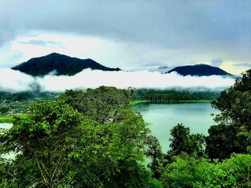 Buyan Lake, Located in Sukasada District Buleleng Regency. Stock Image ...