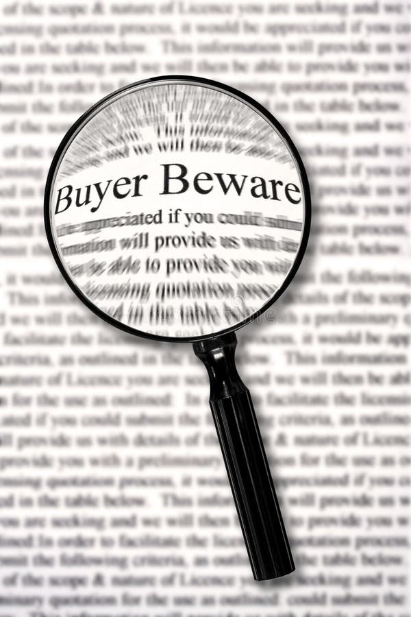 Buyer Beware stock photo. Image of document, beware, terms - 4734806