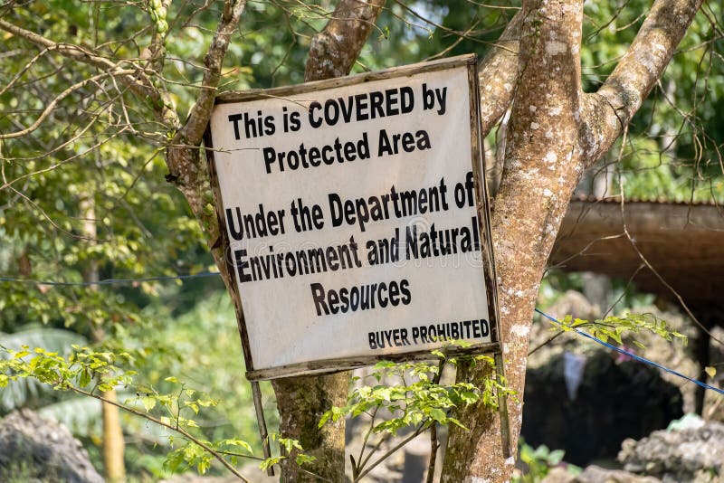 Buyer Prohibited Protected Area Sign by Department of Environment and ...