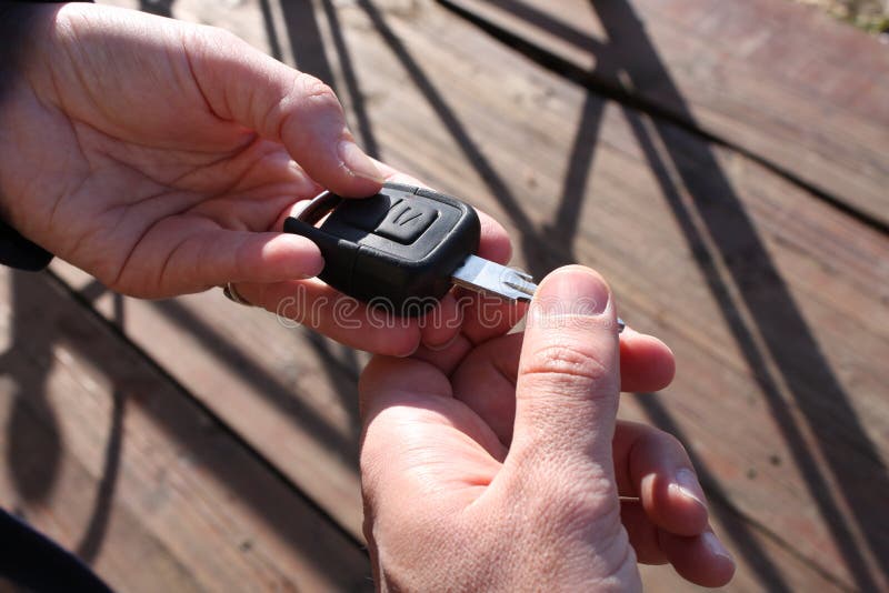 Buyer`s Hand Taking a Car Key Stock Image - Image of policy, automobile ...