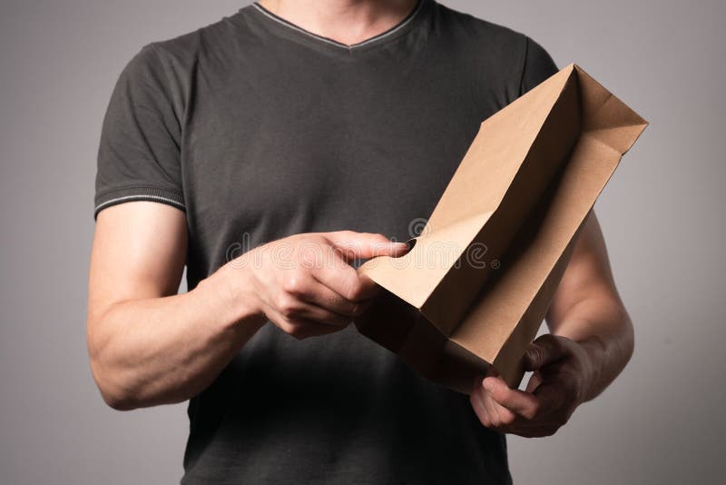 Empty shopping bag stock photo. Image of searching, empty - 188211320