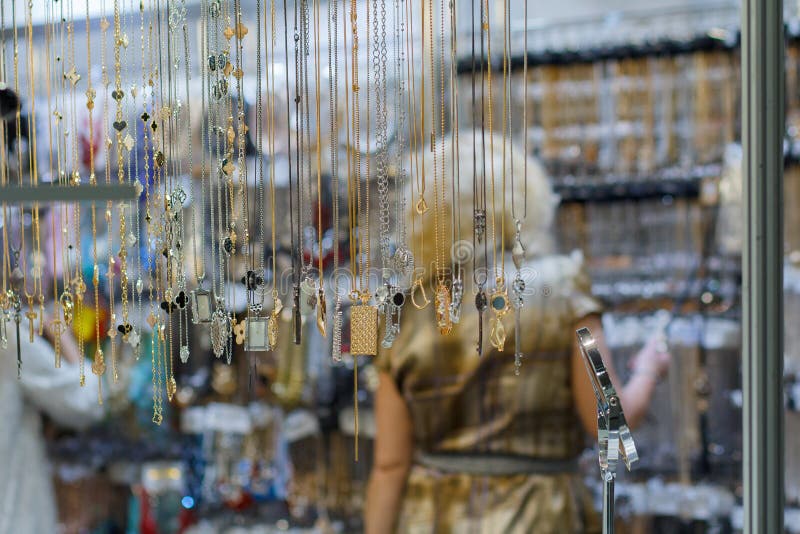 Buyers Select Items in the Jewelry Store Stock Image - Image of buyers ...