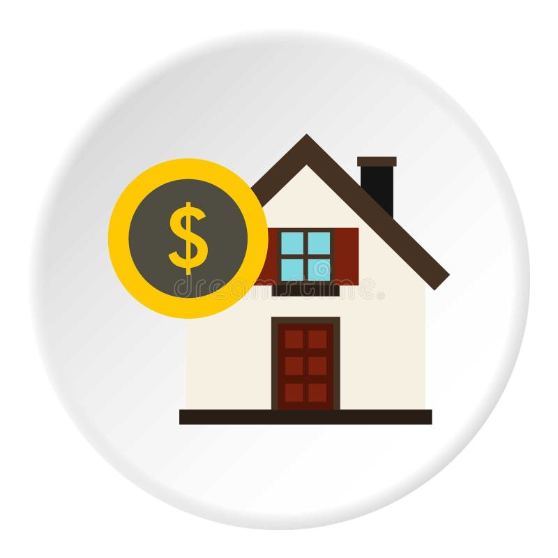 Buying Home Icon, Flat Style Stock Vector - Illustration of home, icon ...