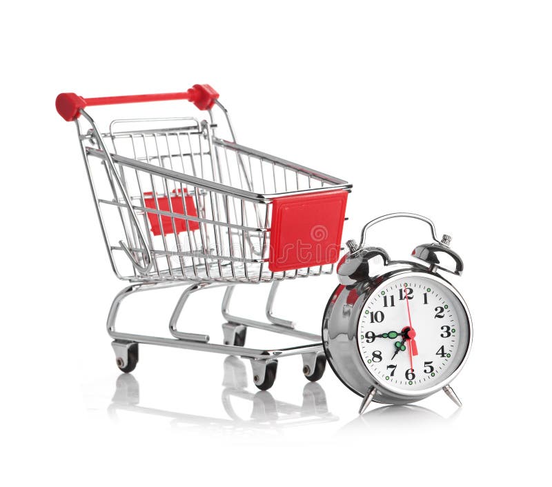Buying Time Concept with Clock Stock Image - Image of measurement ...