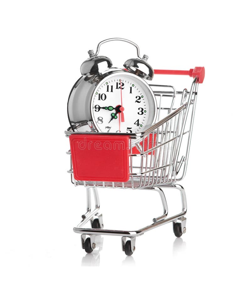Buying Time Concept with Clock Stock Image - Image of instrument ...