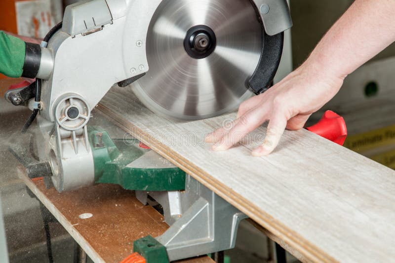 Buzz saw in action stock image. Image of lumber, circular - 35937379