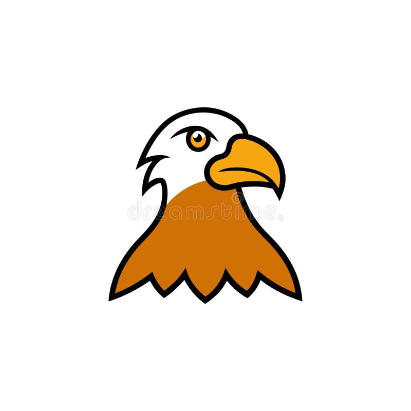 Buzzard Eagle Stands Icon Vector Illustration Stock Vector ...