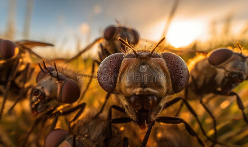 Buzzing Fly Captures Unique Perspective in Its Selfie. Creating Using ...