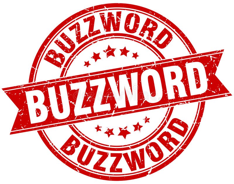 Buzzword Round Grunge Stamp Stock Vector - Illustration of round, retro ...